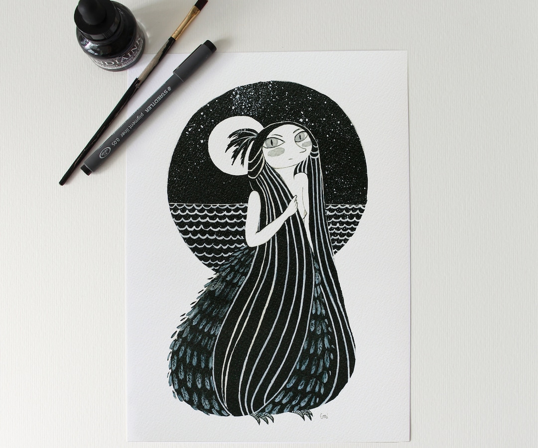 Harpy - A4 Poster - Etsy