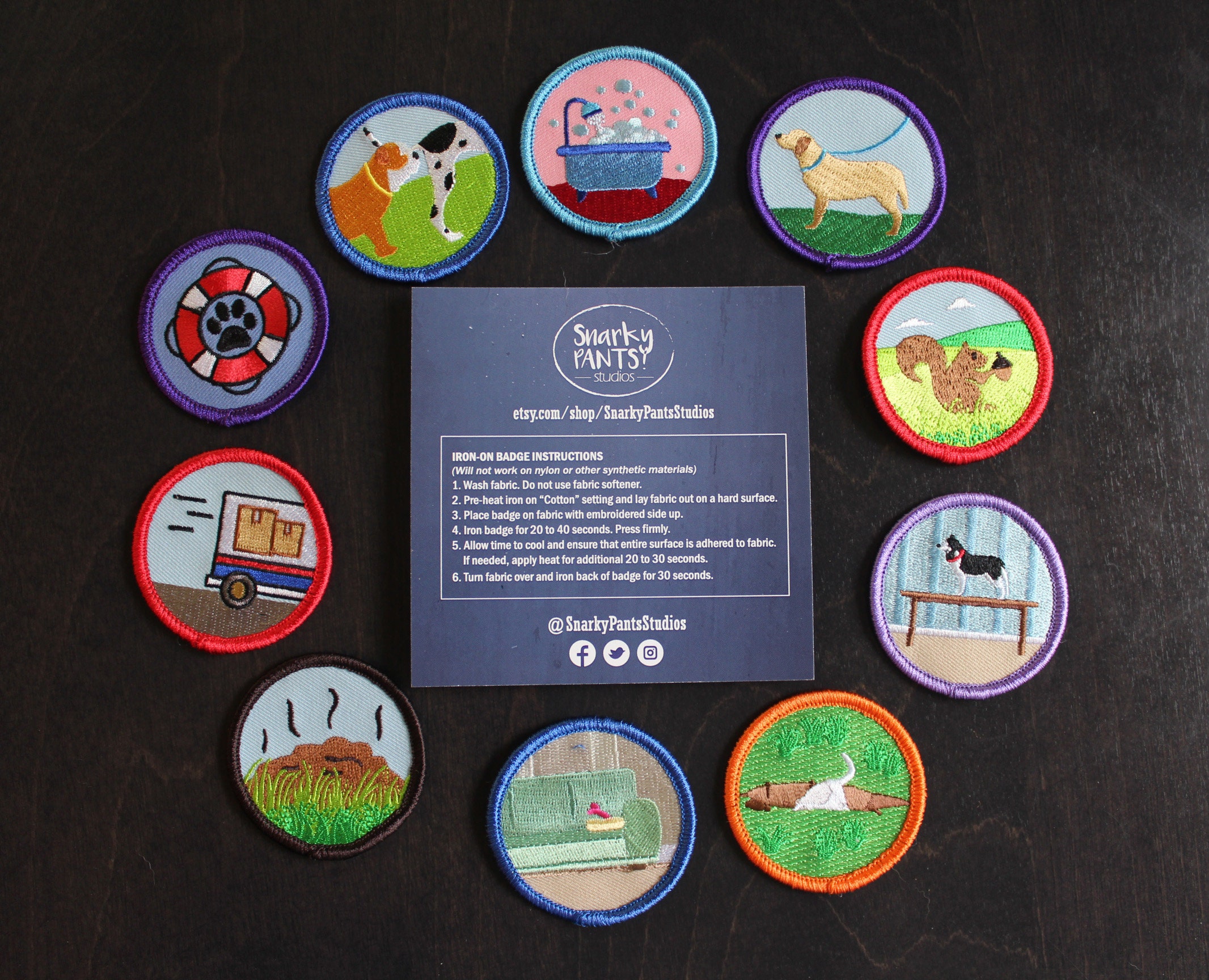 Sunbeam Scout Pet Achievement Badge Badass Badges Iron-on | Etsy