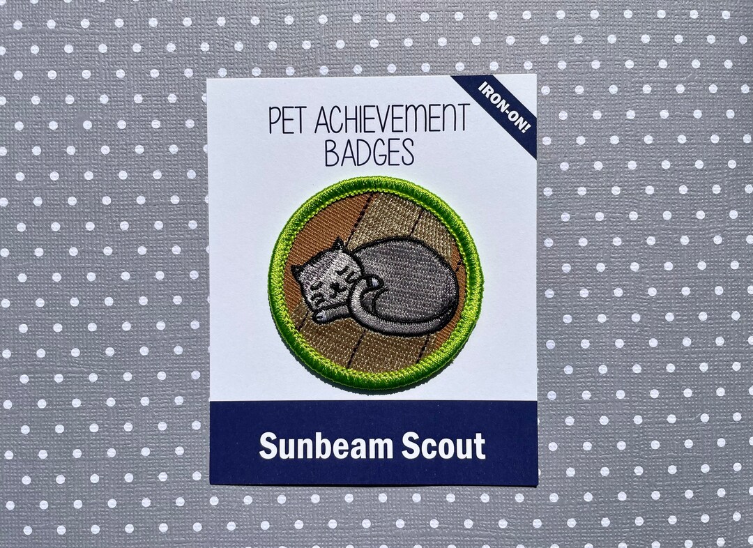 Sunbeam Scout, Pet Achievement Badge, Badass Badges, Iron-on Patch ...