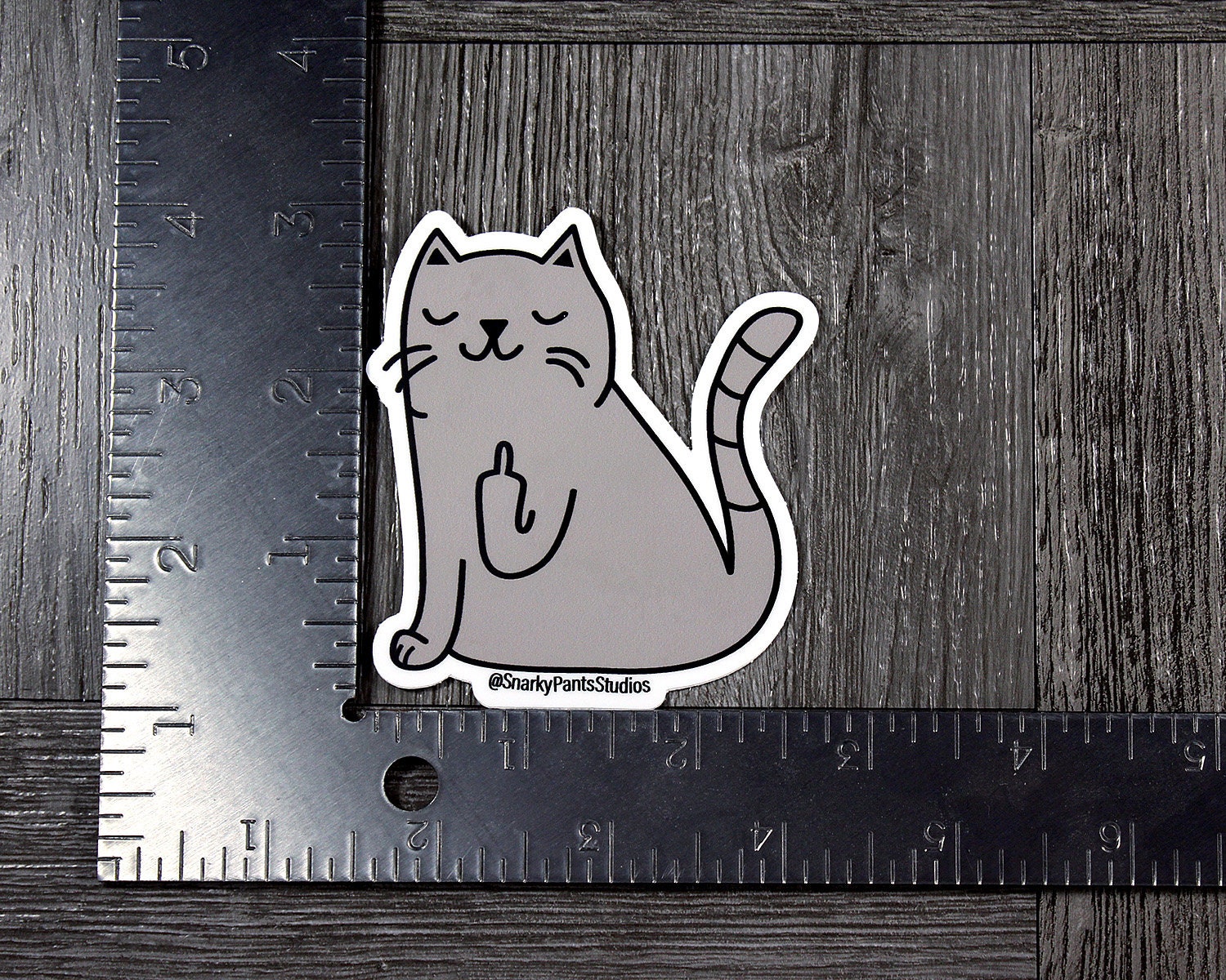Middle Finger Cat Sticker Gifts for Cat Lovers - Etsy