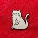 Middle Finger Cat Enamel Pin, Gifts for Cat Lovers - Etsy