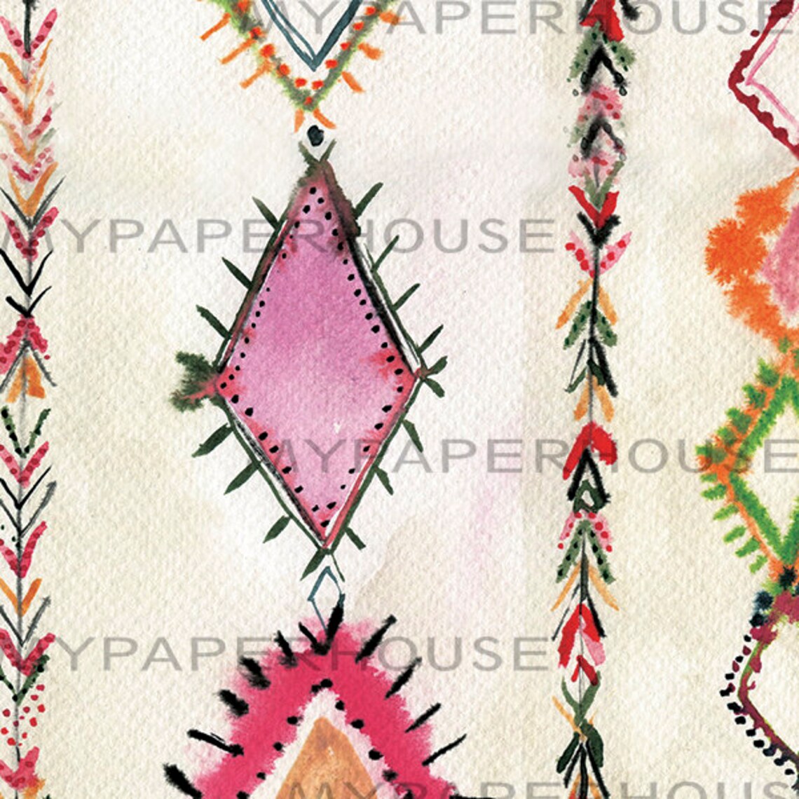 Moroccan Decorboho Wall Decormoroccan Rug Printabstract | Etsy