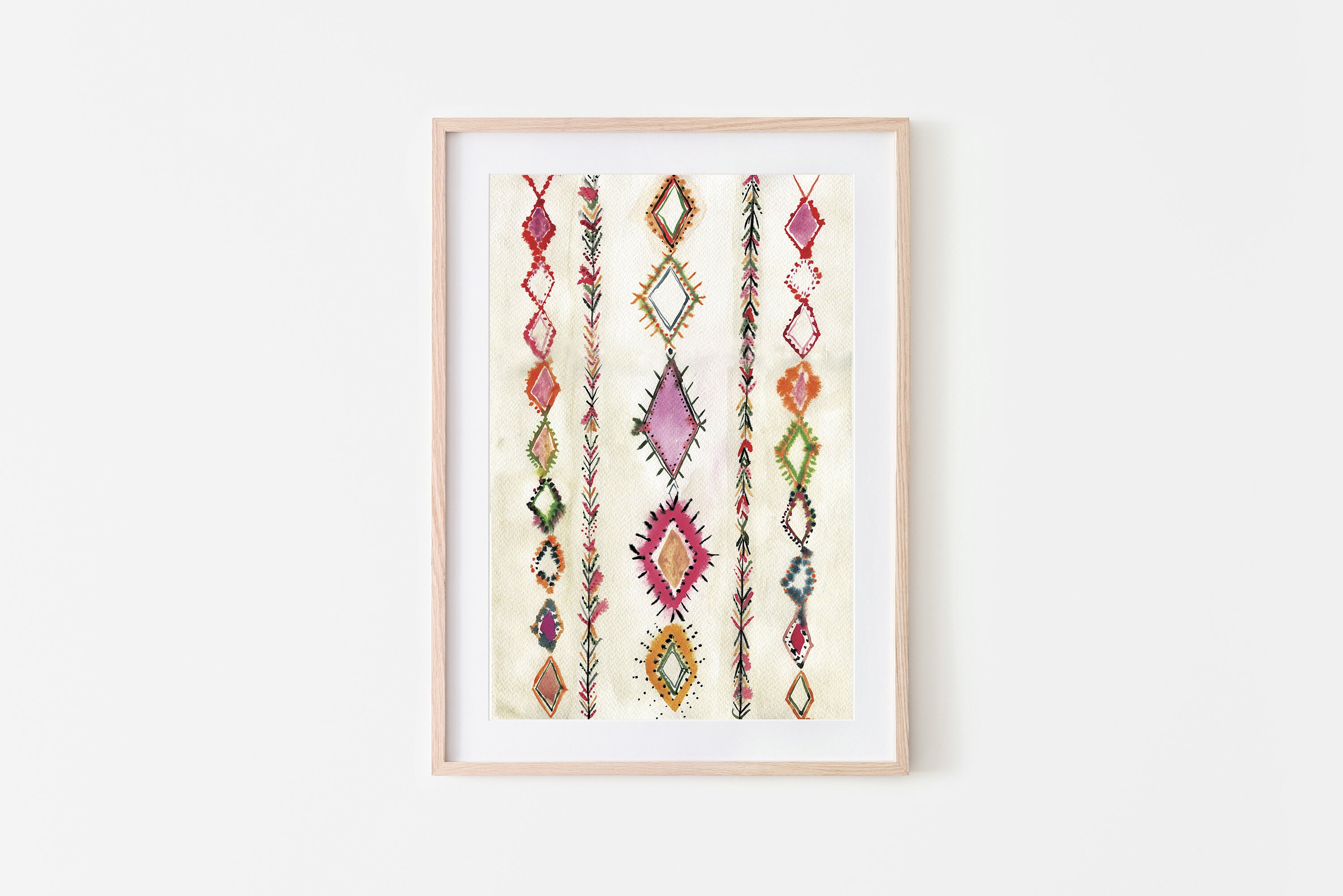 Moroccan Decorboho Wall Decormoroccan Rug Printabstract | Etsy