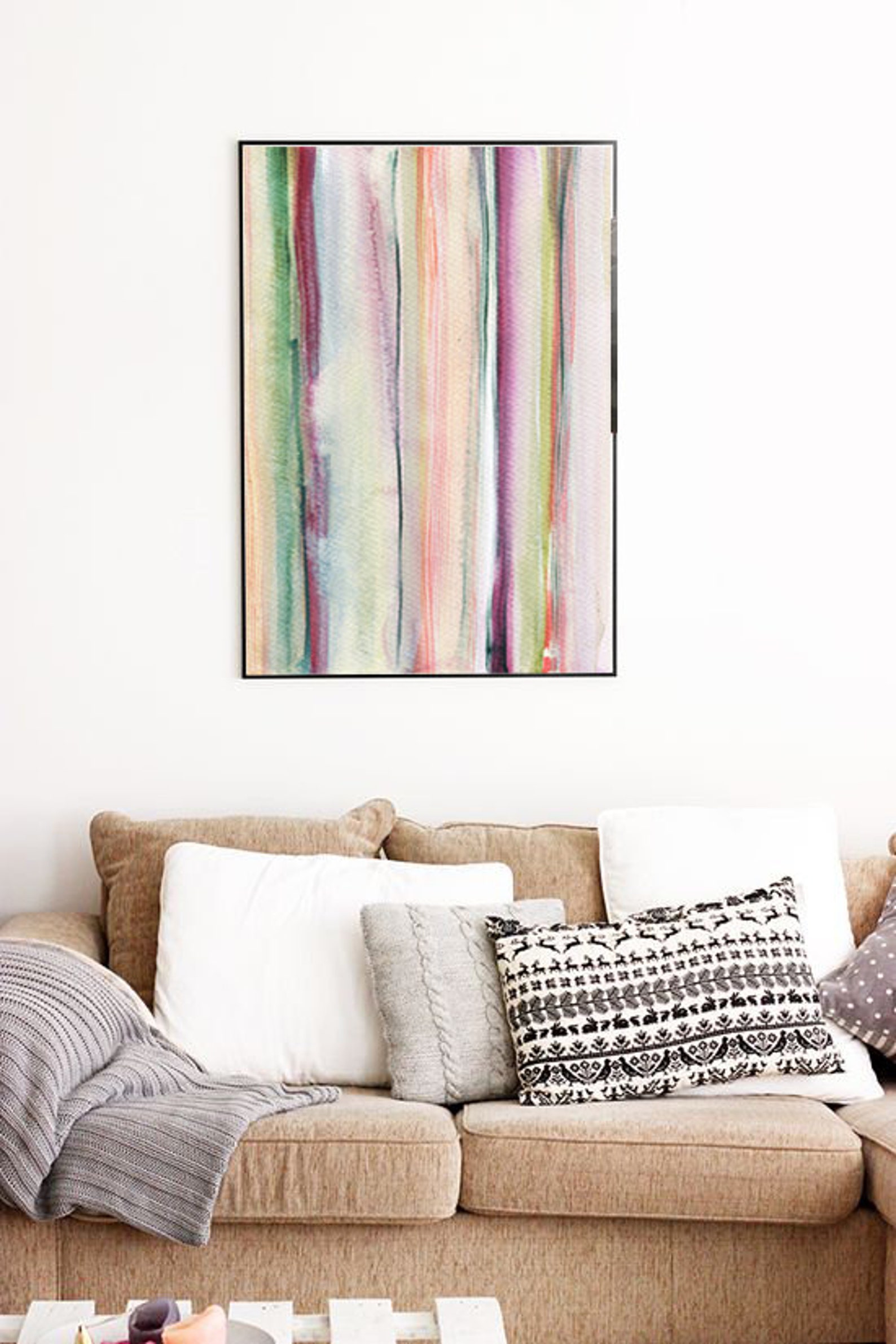 Abstract Pastel Artprintable Art Printsabstract Wall | Etsy