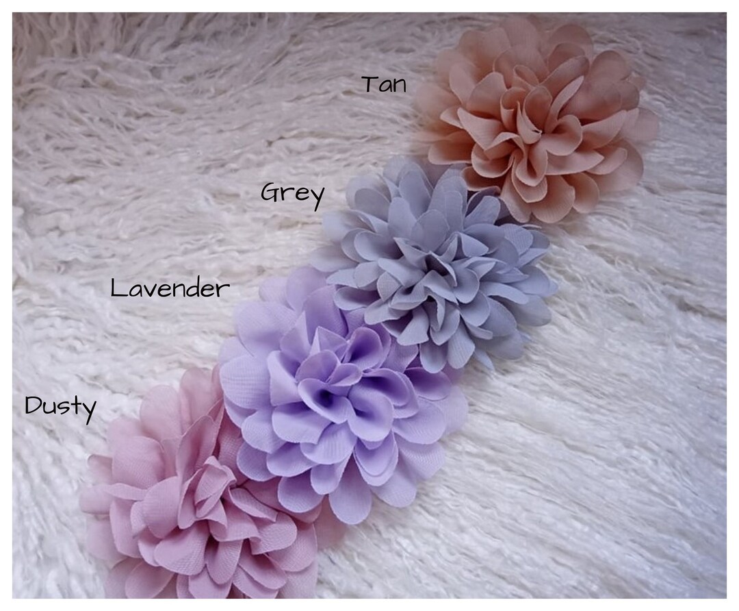Large Lotus Flower: DIY Headband Supplies, Choose Your Colors (3.5"-4 ...