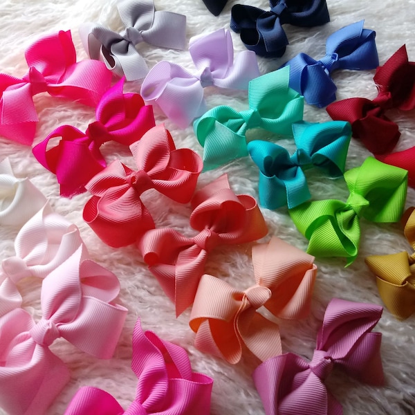 Medium Hair Bows - Etsy