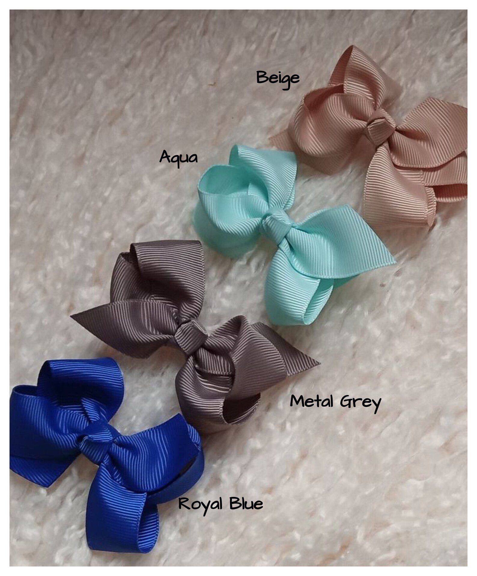 3 Inch Hair Bows Grosgrain Bows Choose Colors No Clip - Etsy