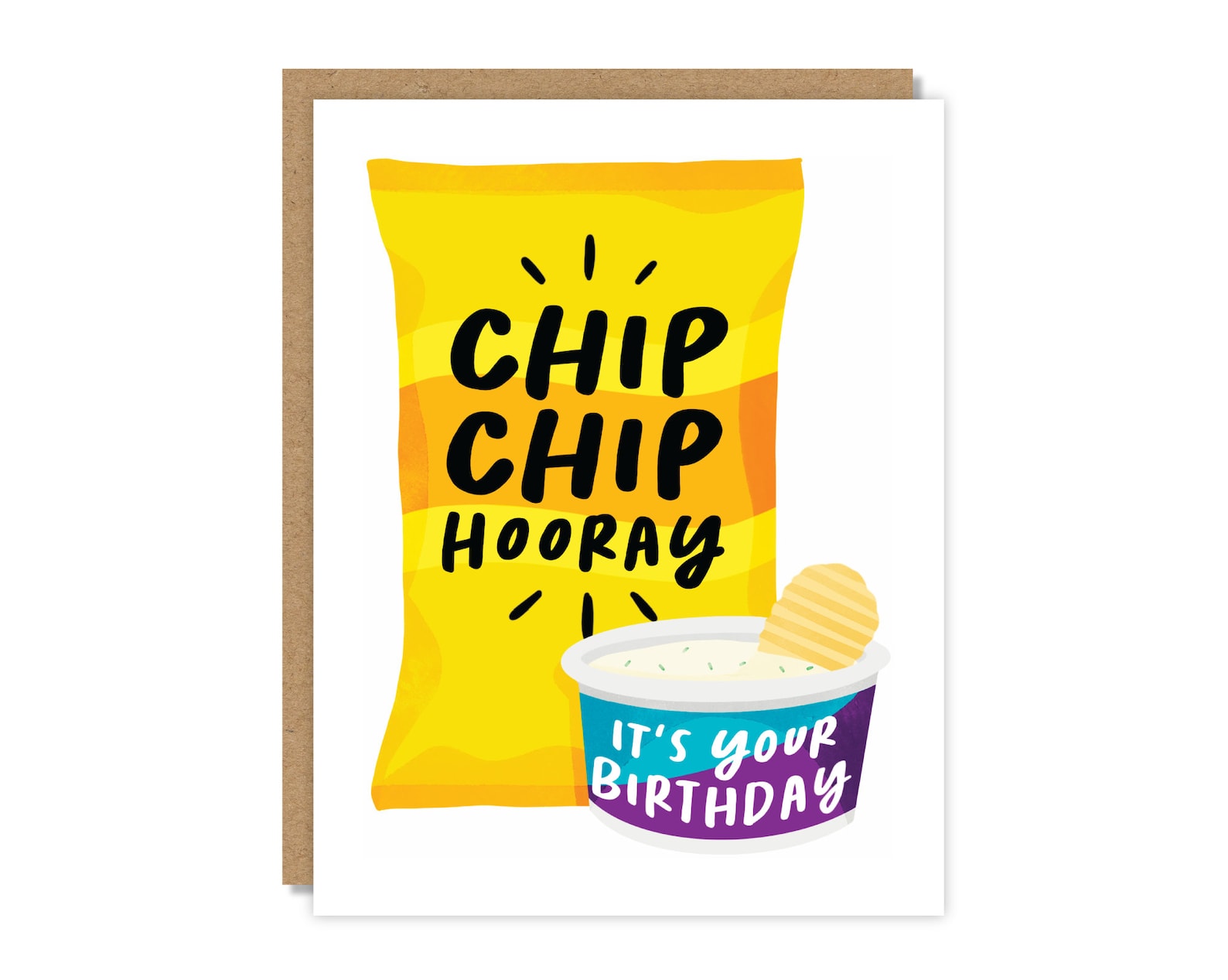 Chip Chip Hooray Happy Birthday Card Funny & Punny Cards - Etsy India