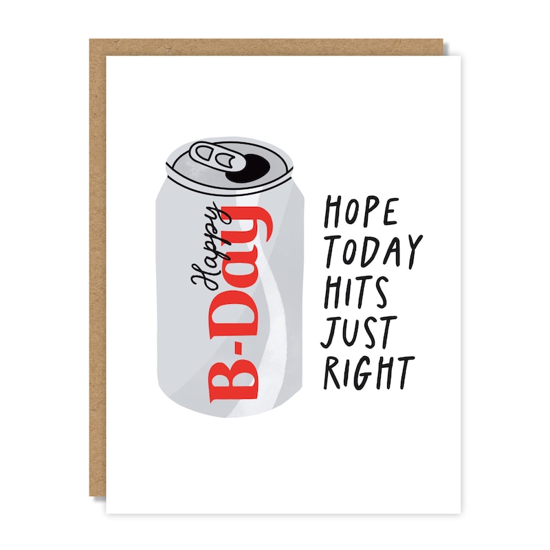 Funny Foodie Birthday Card - Etsy