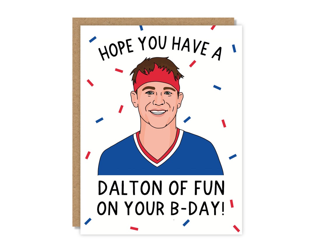 Dalton Fun on Your B-day | Birthday Card | Funny & Punny Cards - Etsy