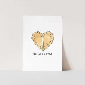 Perfect Pair-ogi Art Print | I Love You Print | Anniversary Gift - Etsy