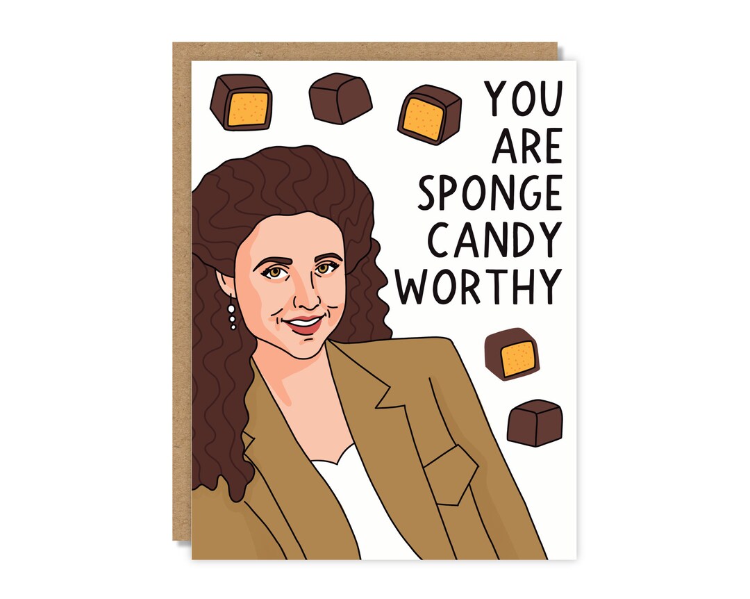 You Are Sponge Candy Worthy Greeting Card | Valentine's Day Card ...