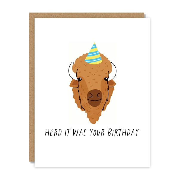 Punny Birthday Card - Etsy