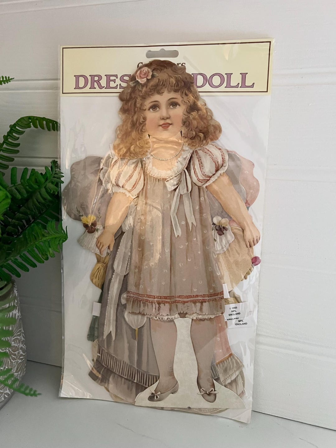 Vintage Lady Jane Paper Doll Ephemera 1993 - Etsy