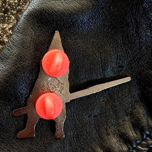 Red Pyramid Thing Enamel Pin - Etsy