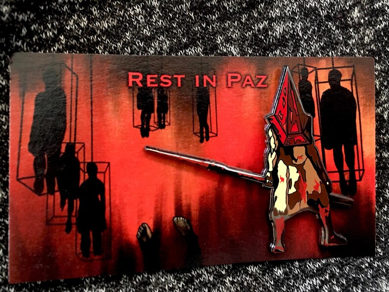 Red Pyramid Thing Enamel Pin - Etsy