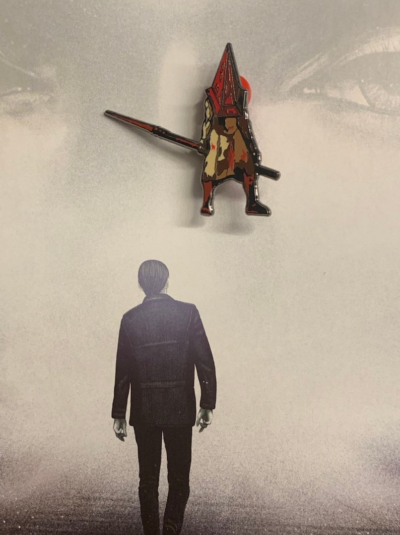 Red Pyramid Thing Enamel Pin - Etsy