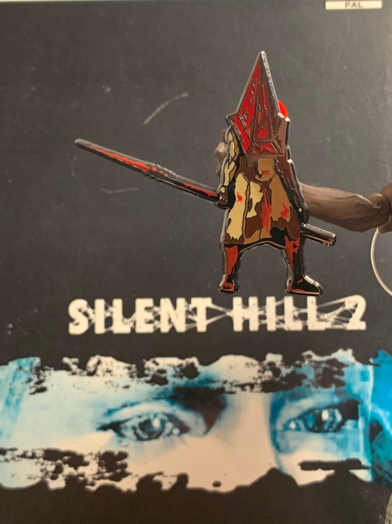 Red Pyramid Thing Enamel Pin - Etsy