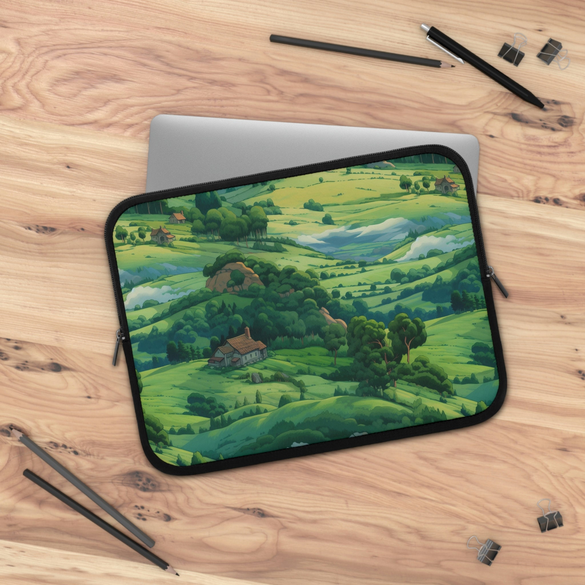 30 Digi Papers Variations Seamless // Anime Cities Series // Ghibli ...