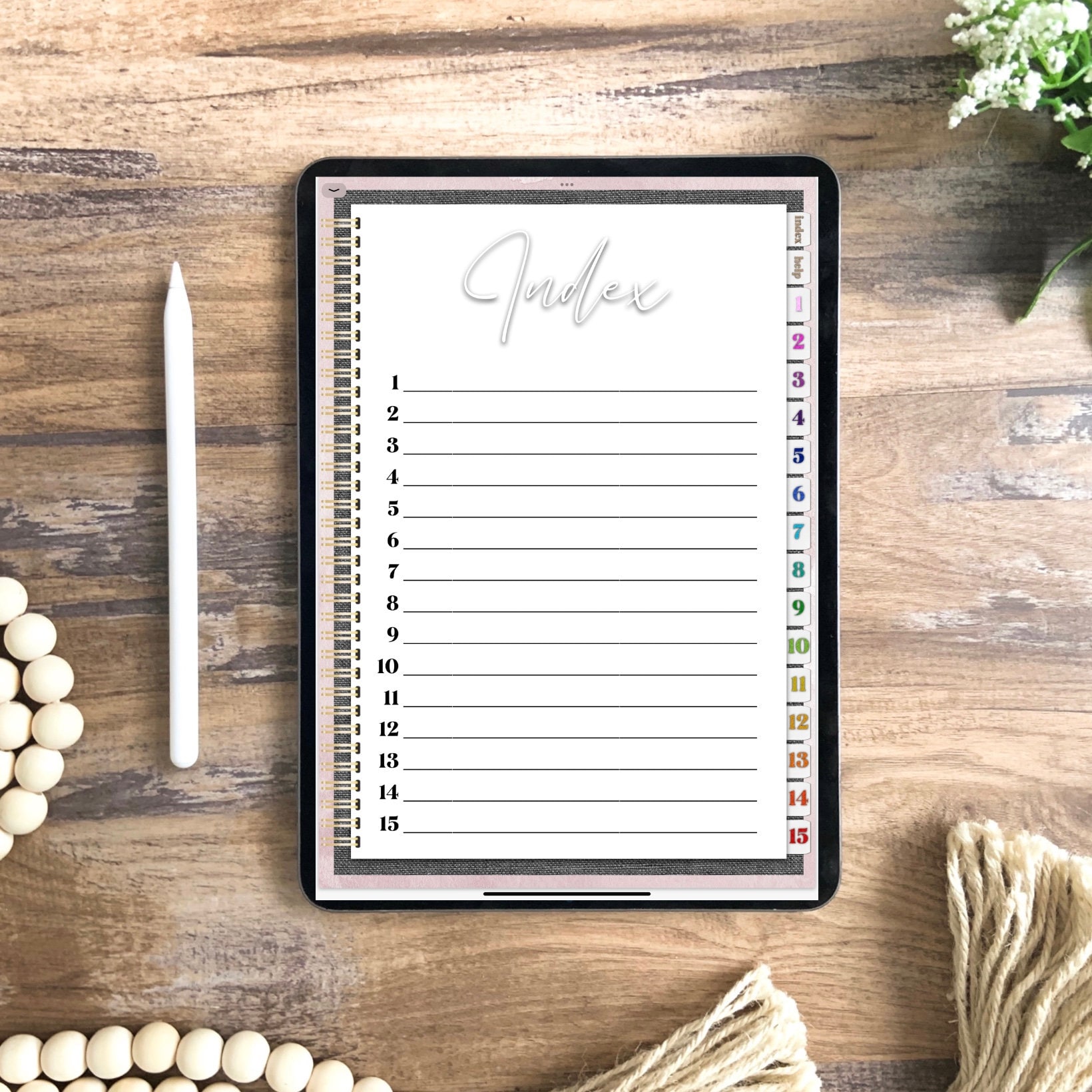 Digital Cookie Cutter Organizer - Goodnotes or Noteshelf Compatible - Etsy