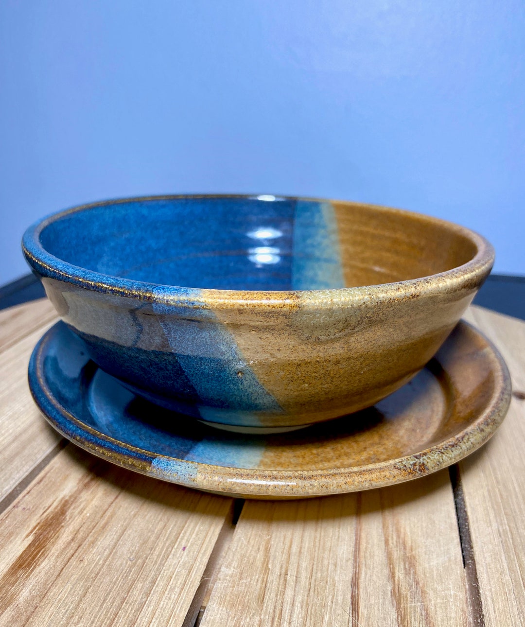 Handmade Pottery Plate and Bowl, Handcrafted, Gift, Kitchenware ...