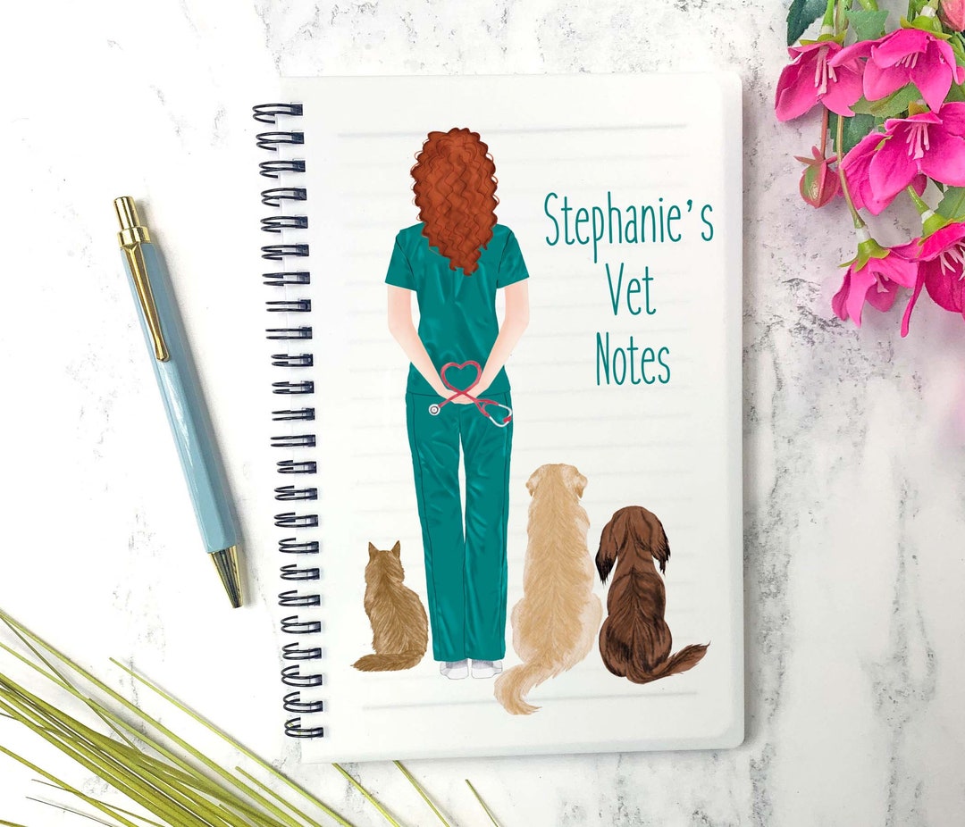 Personalised Vet Notebook Vet Notes Book Trainee Vetgift - Etsy UK