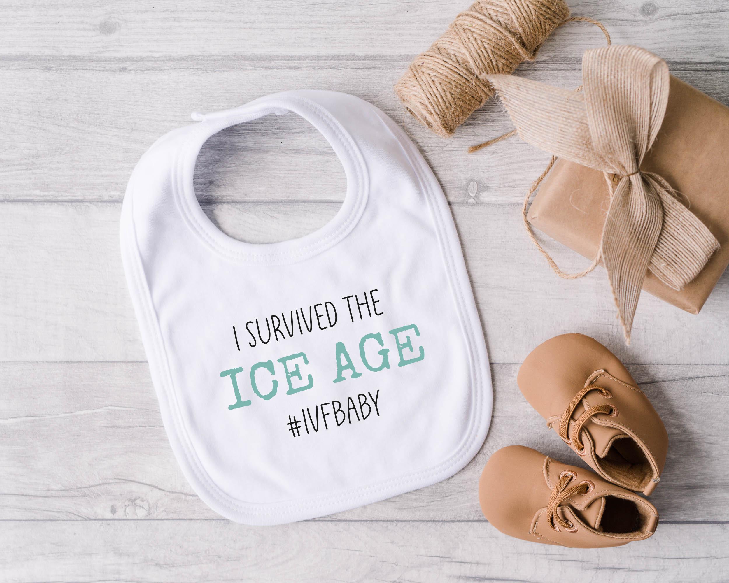 I Survived the Ice Age Baby Vest, IVF Baby, IVF Baby Vest, IVF Baby ...