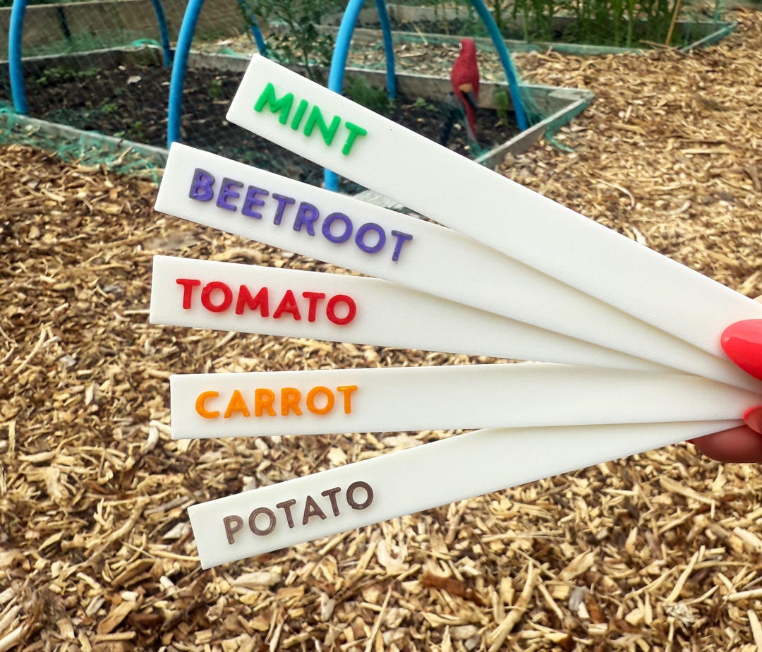 Plant Markers, Vegetable Garden Markers, Vegetable Plot Sign, Allotment ...
