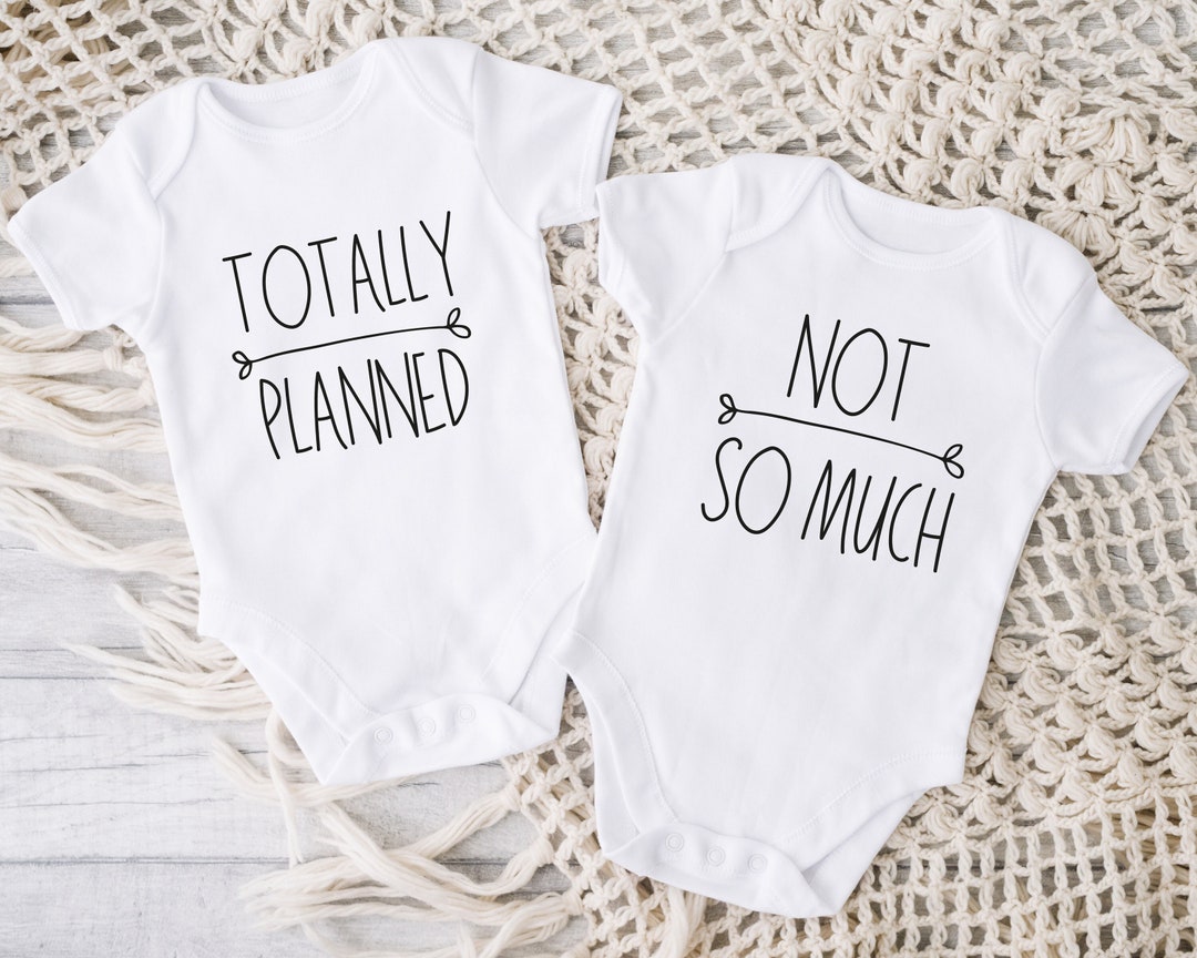 Funny Twins Baby Vests, Twins New Baby Gift, Twins Baby Shower Present ...