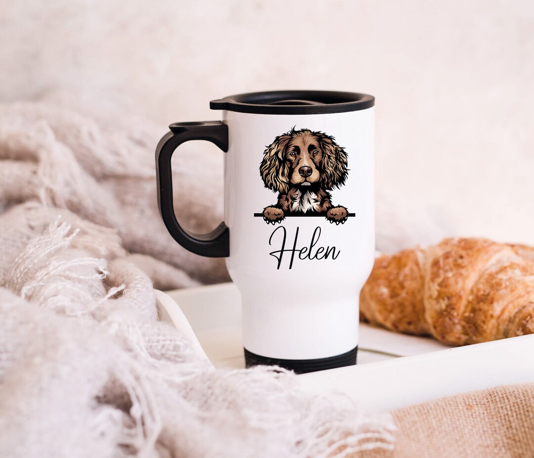 Chocolate Cocker Spaniel Travel Mug Working Cocker Spaniel - Etsy