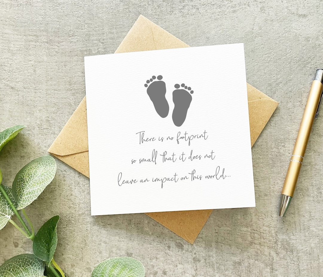 Baby Bereavement Card, Child Bereavement, Sympathy Card, Miscarriage ...