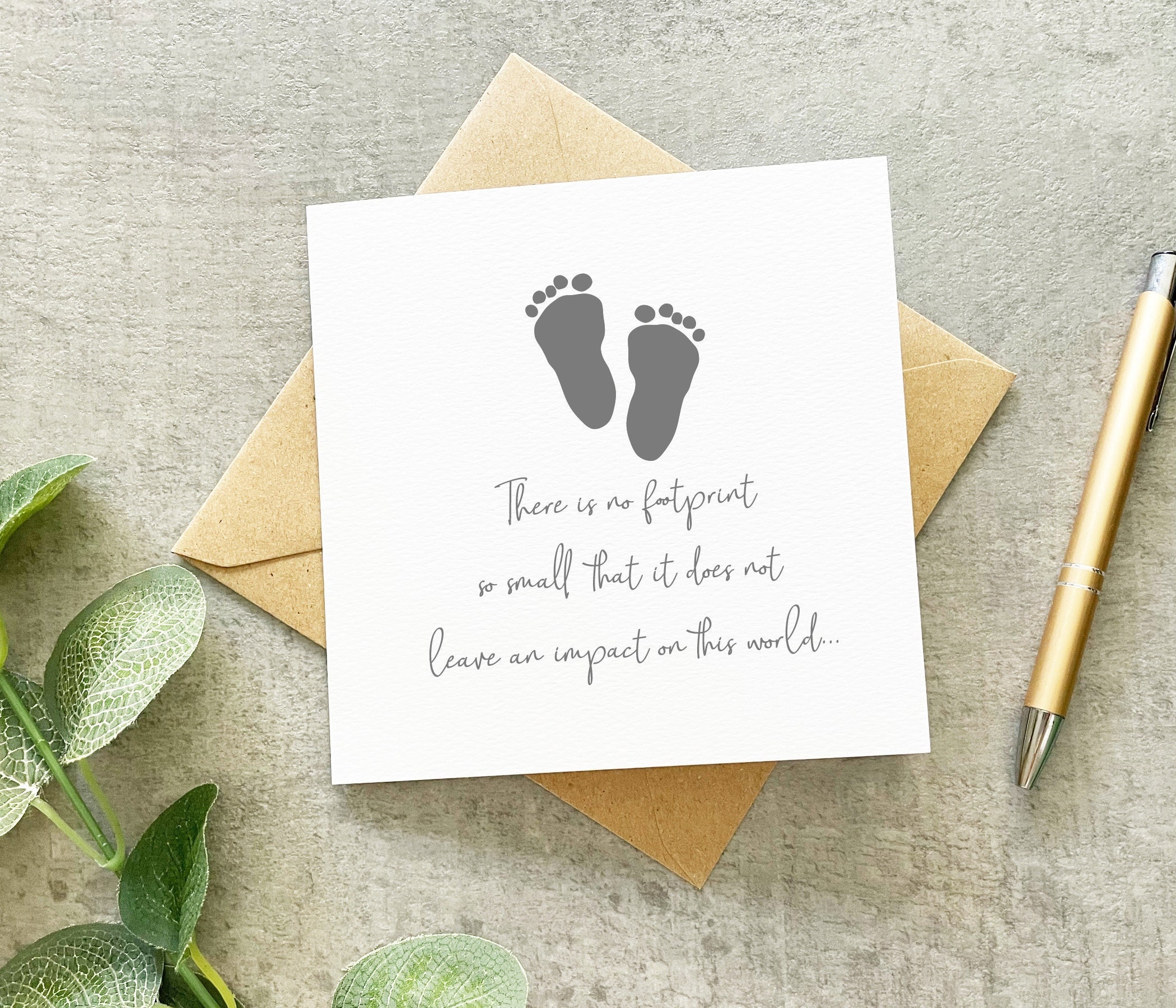 Baby Bereavement Card, Child Bereavement, Sympathy Card, Miscarriage ...