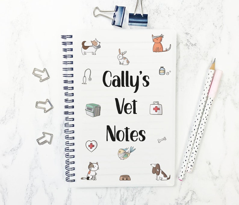 Vet Notes Notebook Veterinarian Notebook Qualified Vet Vet - Etsy UK