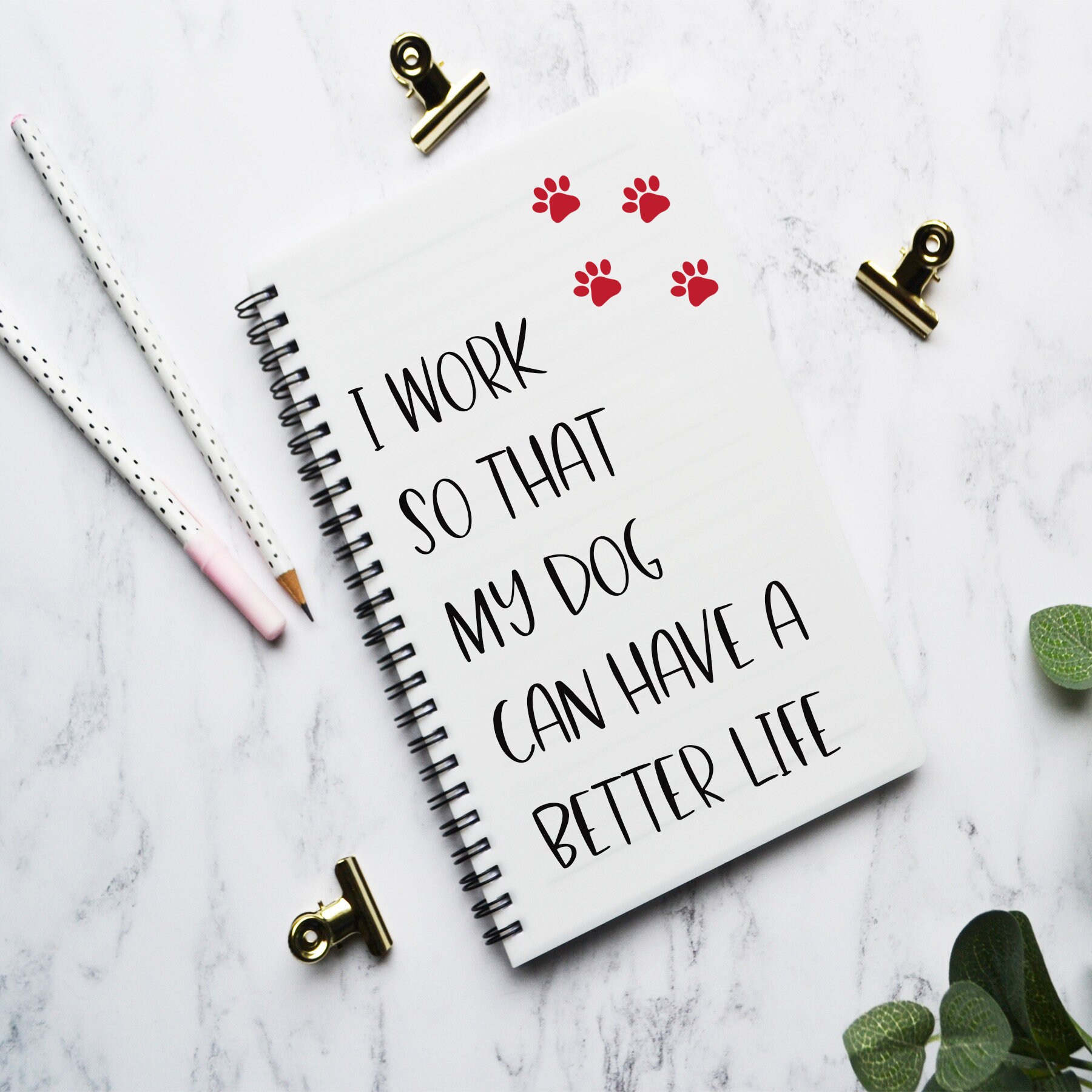 Dog Notebook Funny Notebook Dog Lover Gift Dog Notepad I - Etsy UK