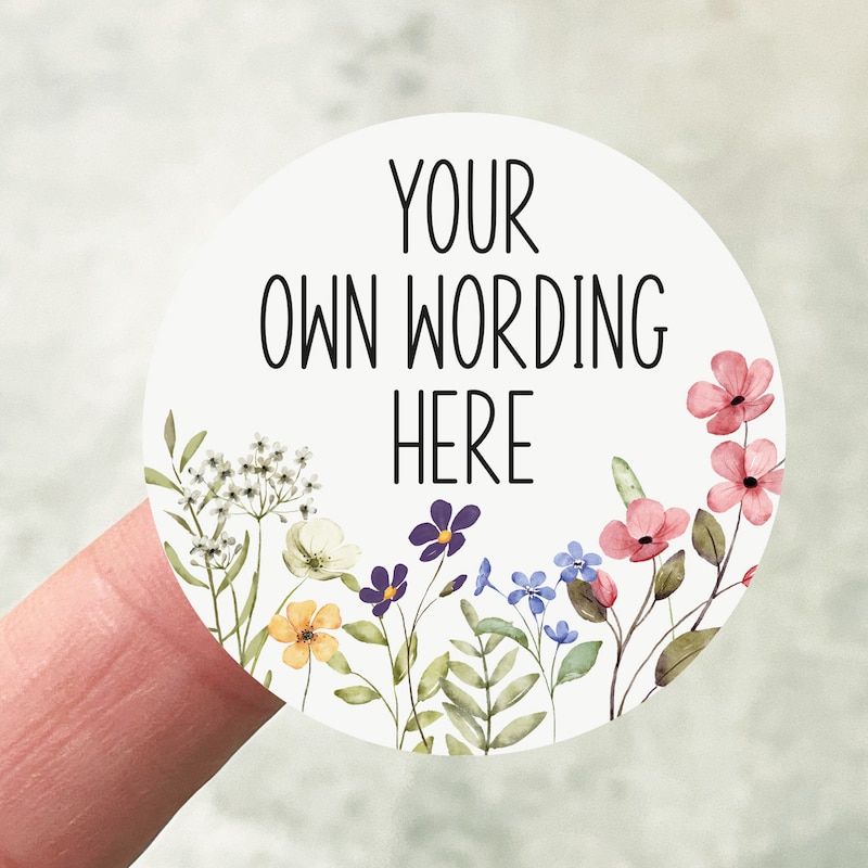 Flower Stickers - Etsy