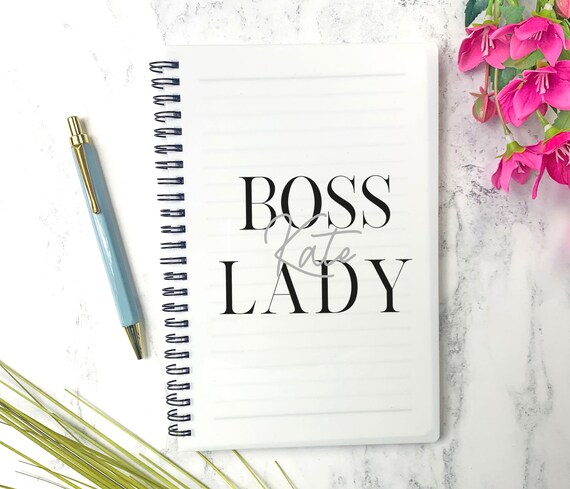 Boss Lady Notebook Gift for Manager Friend Setting up - Etsy