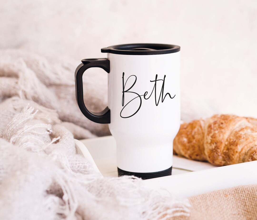 Personalised Travel Mug, Custom Mug, Name Insulated Travel Mug, Travel ...