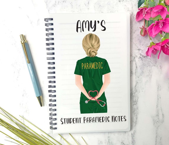 Personalised Student Paramedic Notebook Trainee Paramedic | Etsy