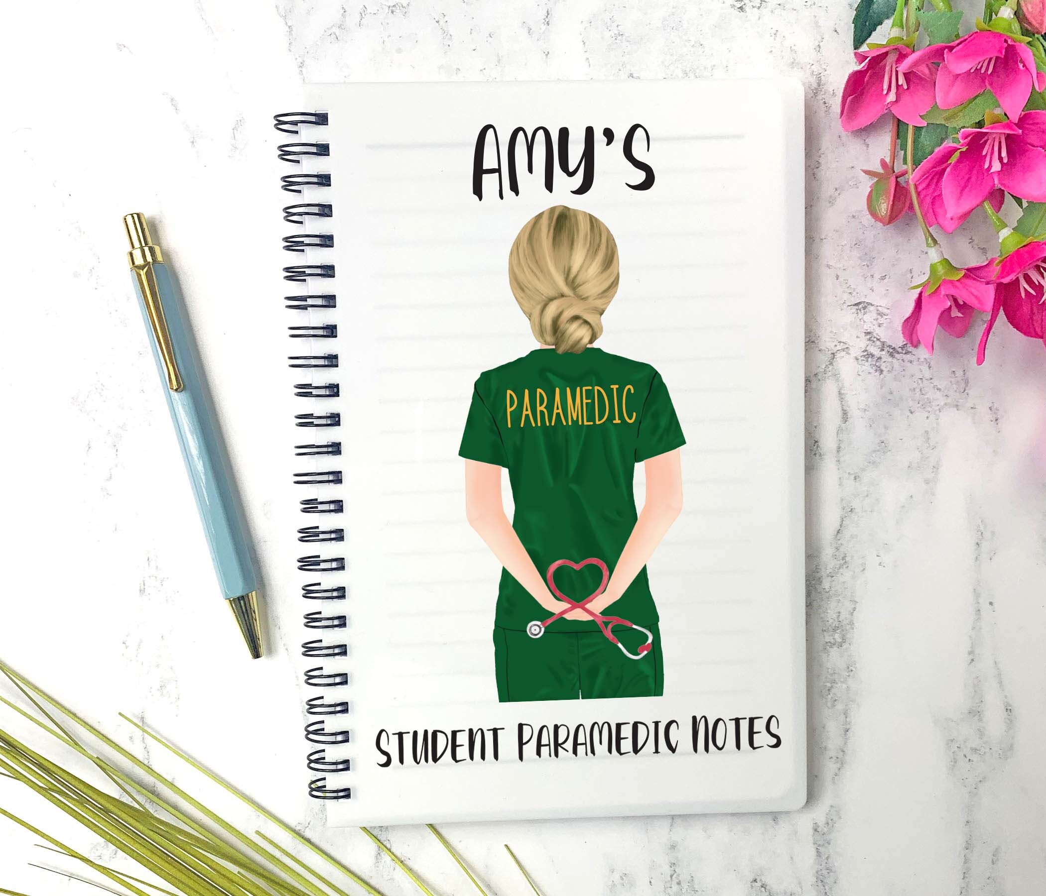 Personalised Student Paramedic Notebook Trainee Paramedic - Etsy