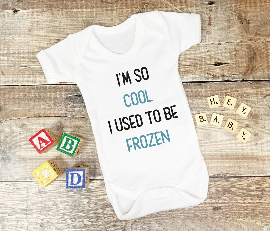 I'm so Cool I Used to Be Frozen Baby Vest, IVF Baby, IVF Baby Vest, IVF ...
