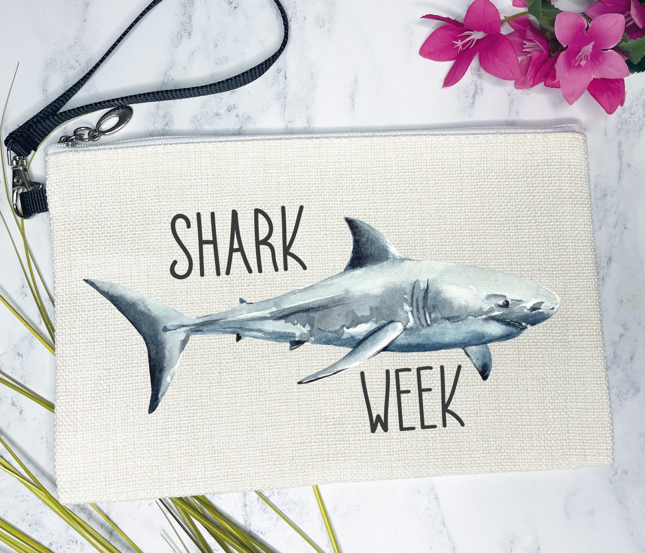 Shark Week Tampon Bag