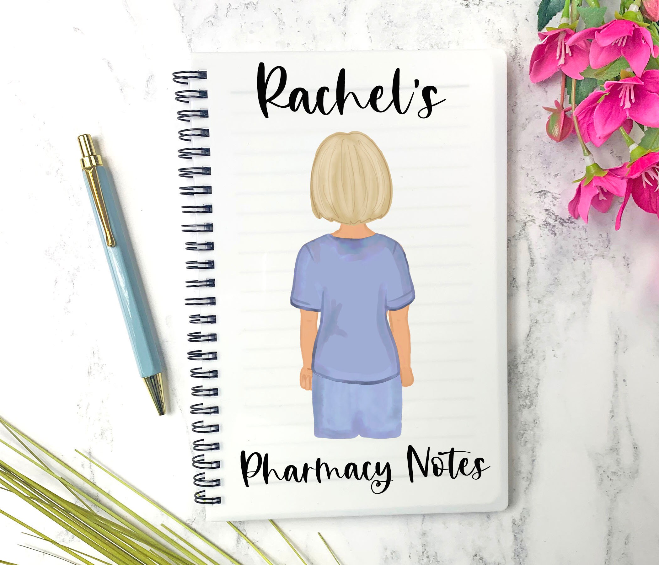 Personalised Pharmacist Notebook Pharmacy Gift Student | Etsy