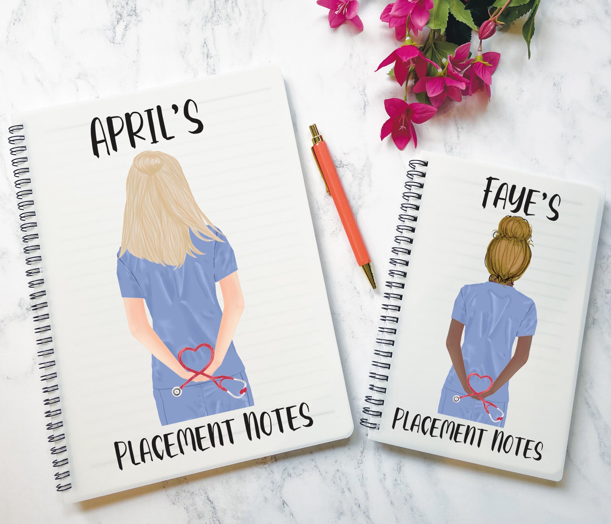Personalised Placement Notes Notebook Trainee Nurse Gift - Etsy UK