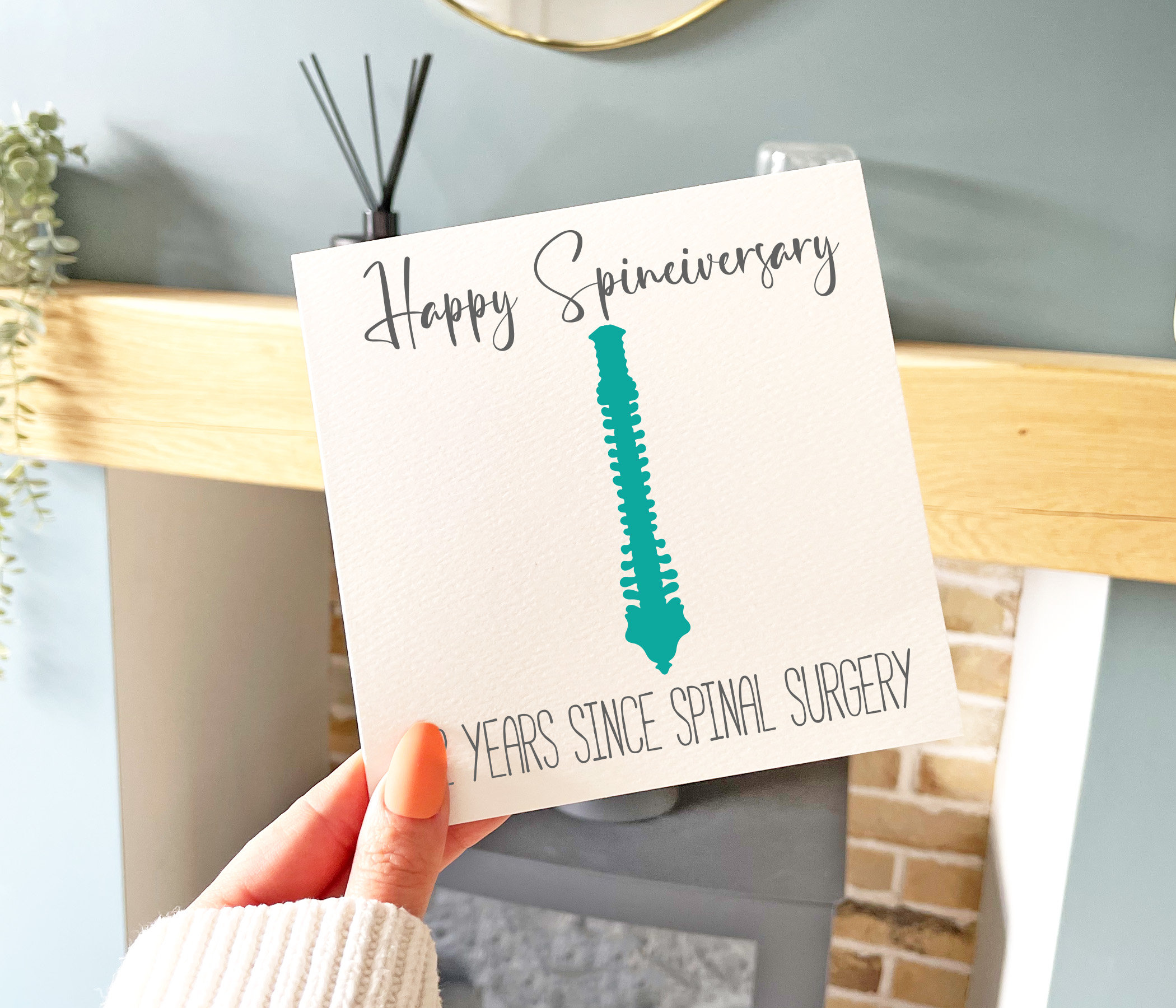 Spineiversary Card, Scoliosis Anniversary, Spinal Surgery Anniversary ...