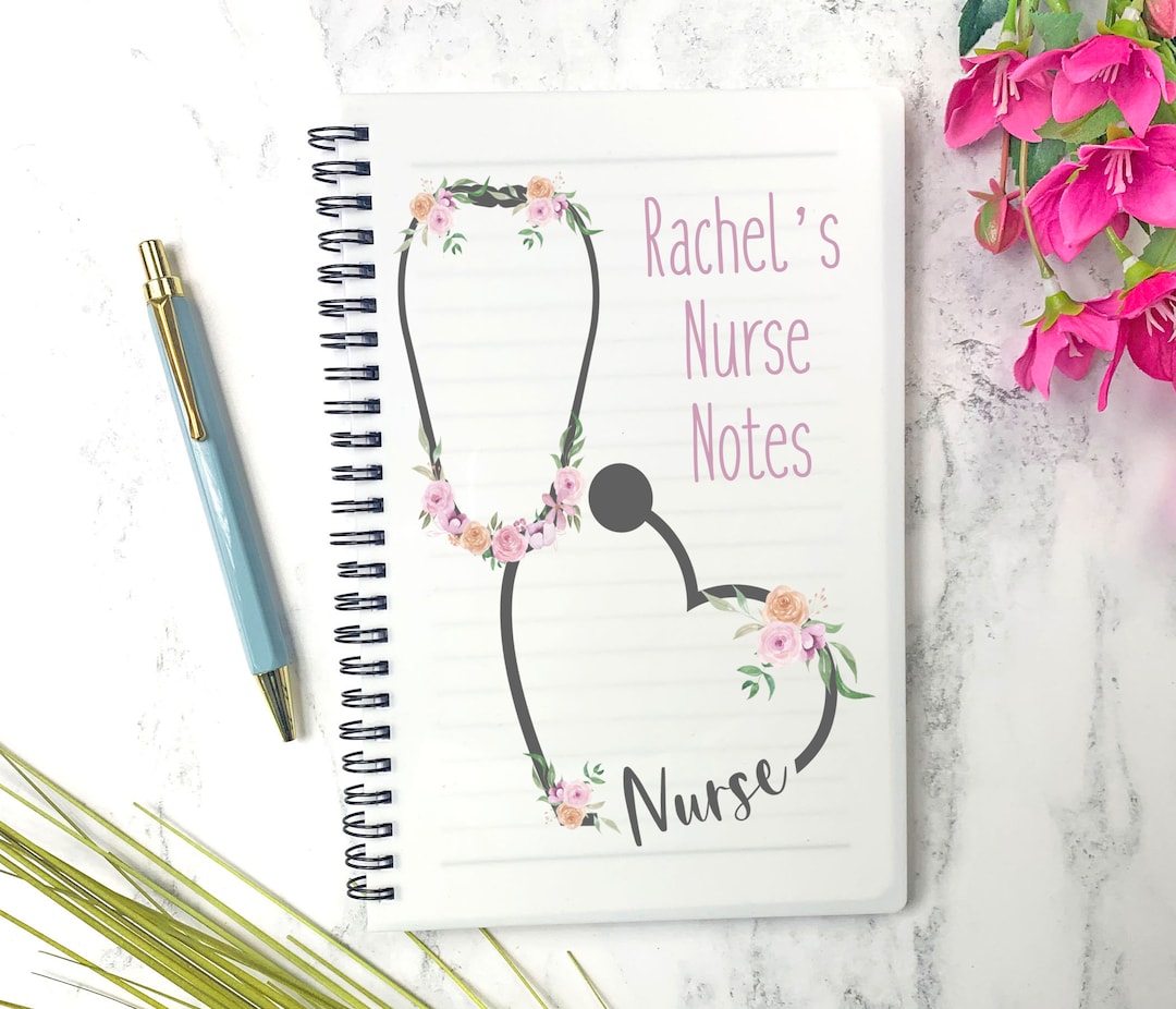 Personalised Nurse Notebook, Trainee Nurse Gift, Congratulations Nurse ...
