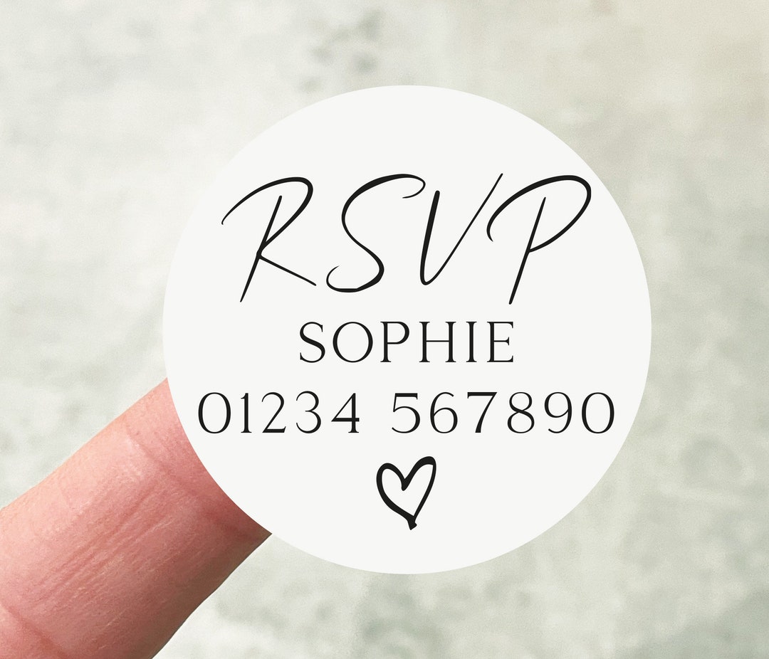 RSVP Stickers, Invitation Stickers, Wedding RSVP , Wedding Stickers ...