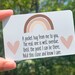 Rainbow Pocket Hug Stay Safe Pocket Hug Wallet Card Wallet - Etsy