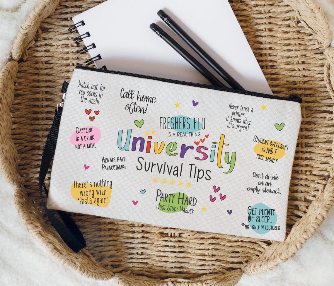 University Tips Notebook, University Survival Tips, Funny Uni Gift ...