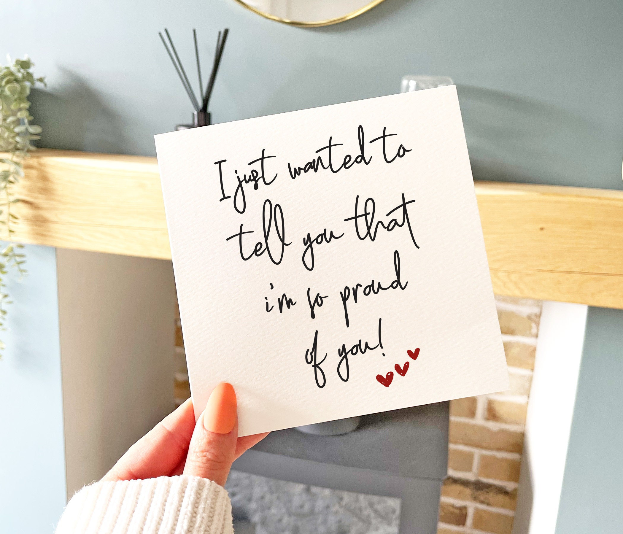 I'm so Proud of You so Proud of You Well Done Card - Etsy UK