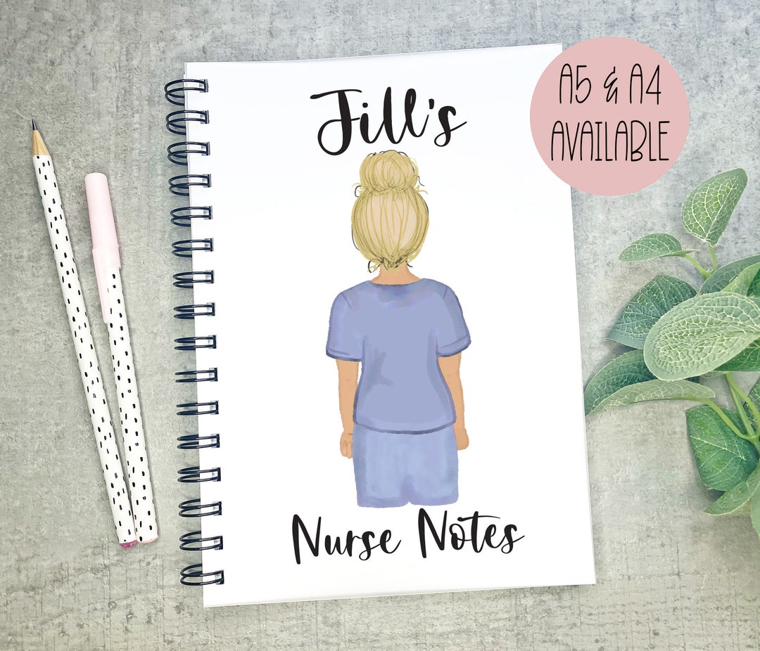 Personalised Nurse Notebook, Student Nurse University, Good Luck for ...